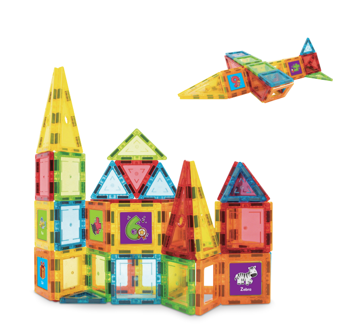 STEAM Building Toys Magnetic Tiles 90 PCS – Hoogarkids